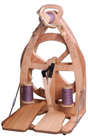 Ashford Craft Shop | Joy Double Treadle Spinning Wheel with Carry Bag ...