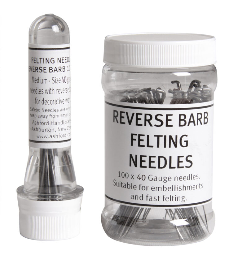 Ashford Store | Reverse Barb Felting Needles – 40 Gauge